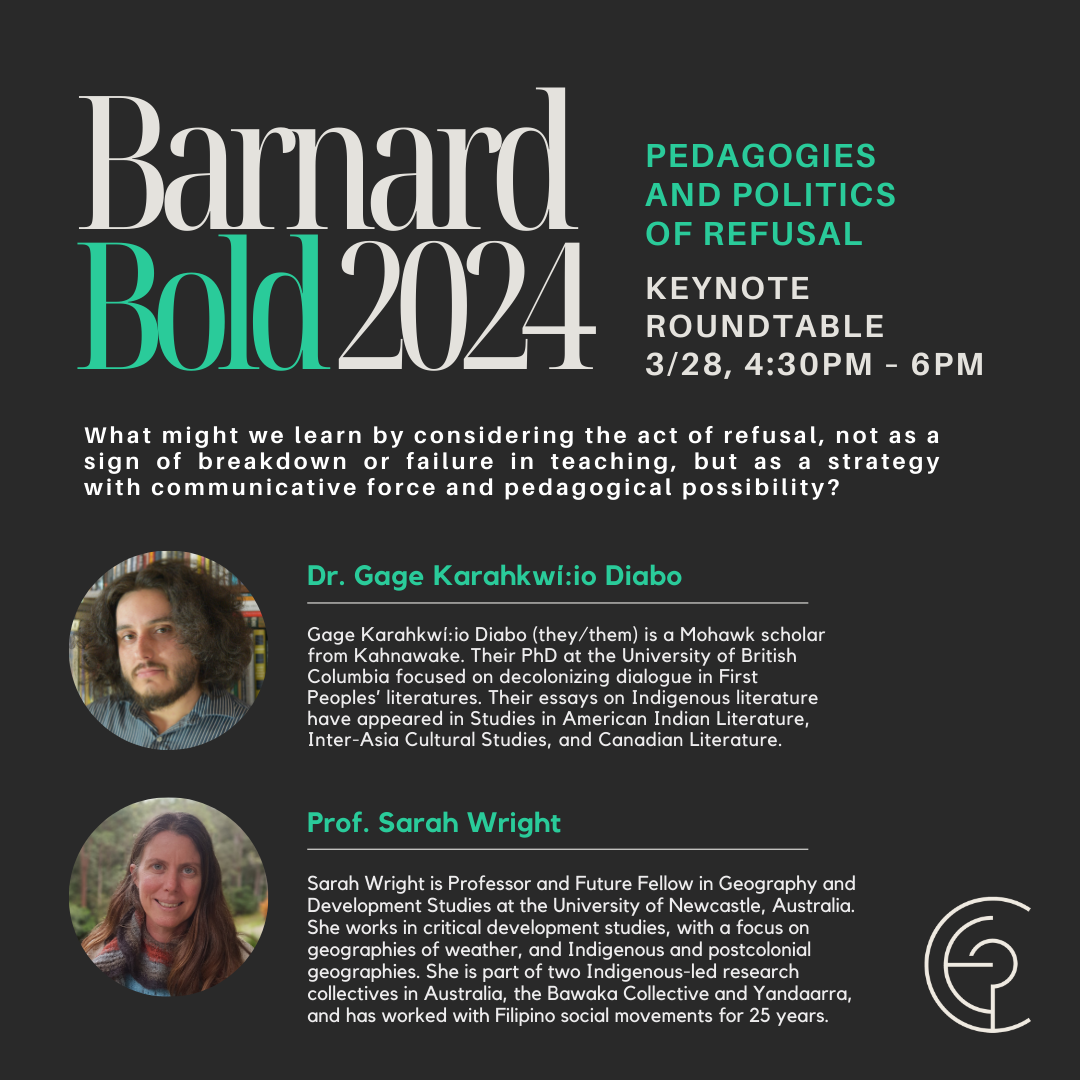 Barnard Bold Conference 2024 | Barnard Center for Engaged Pedagogy